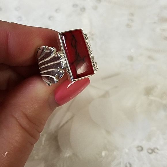 Todd Ott | Jewelry | Todd Ott Rhodonite Sterling Silver Ring | Poshmark